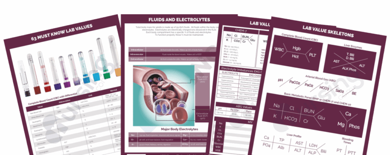 NURSING.com | Lab Value NCLEX Study Pack